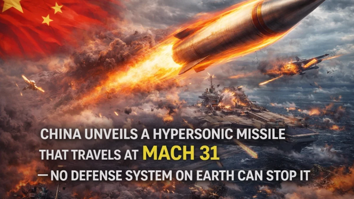 China’s Mach 31 Weapon Just Changed Global Defense Forever