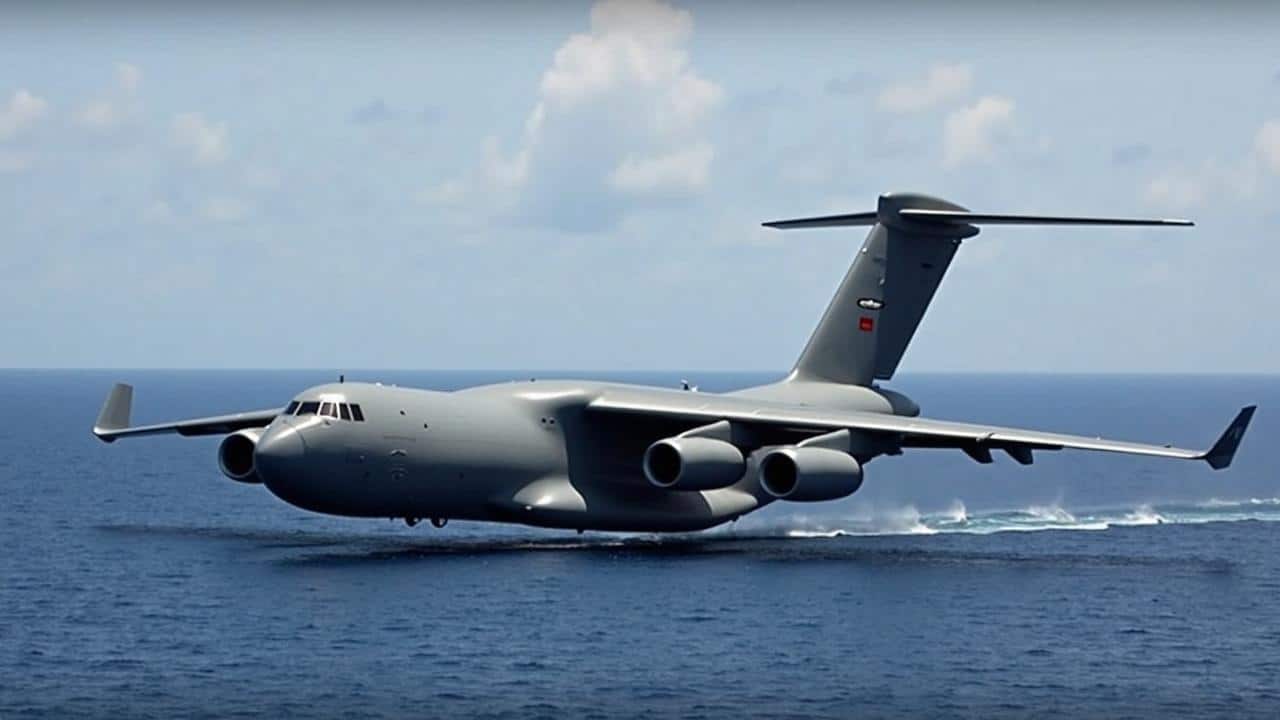 Crew of a U.S. Air Force C 5M Super Galaxy declares mid air emergency ...