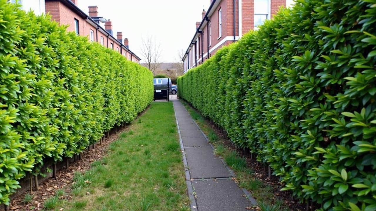 From December 31, hedges exceeding 2 meters in height and located less ...